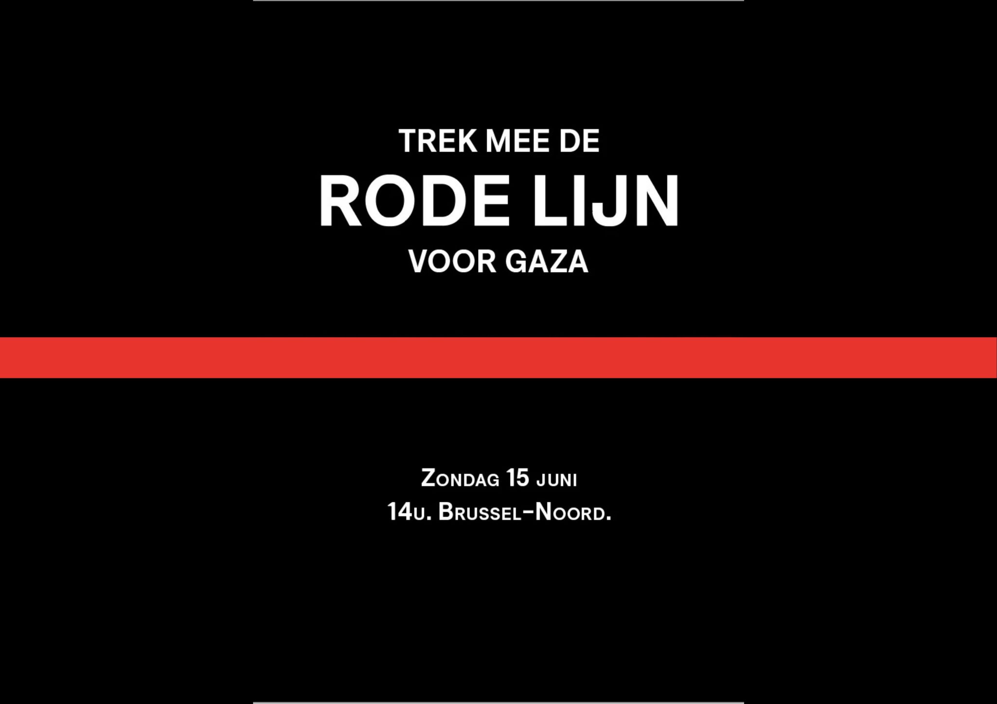 Een rode lijn voor Gaza - Masereelfonds